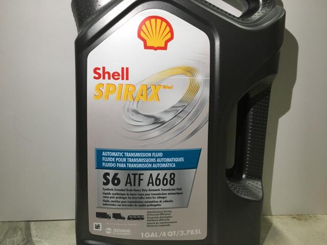 SH550062008 by Shell Canada Ltd. A668 ATF S6, SPIRAX, 3.78L